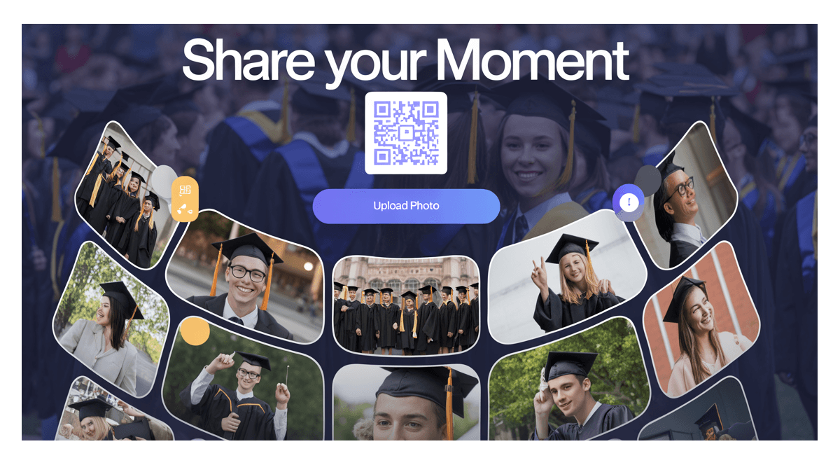 Graduation Party RSVP & Photo Sharing Website | PixDrop