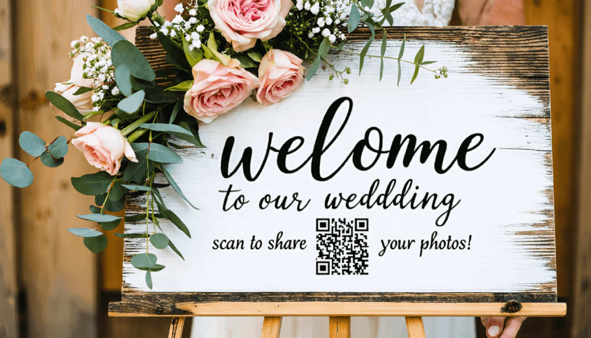 QR Code Generator for Wedding Pictures | PixDrop